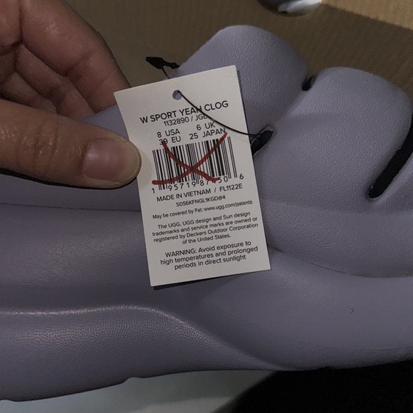 UGG | Shoes | Ugg Womens Sport Yeah Clog June Gloom Purple 8 | Poshmark